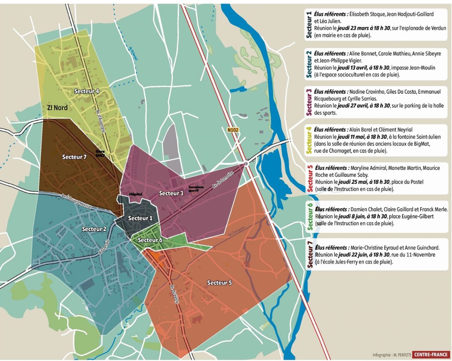 Réunions de quartiers - Site Officiel de la Mairie de Brioude