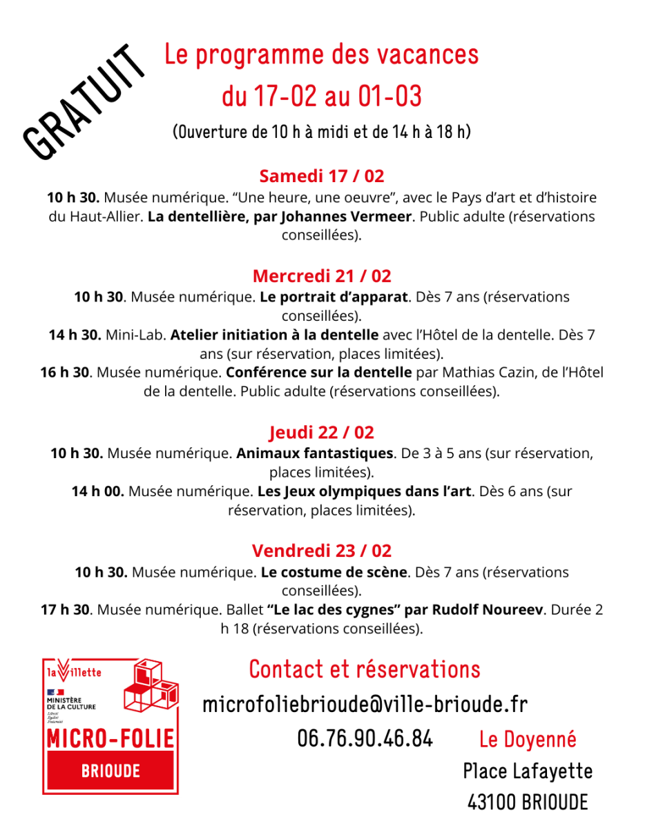 MICRO-FOLIE - Site Officiel de la Mairie de Brioude