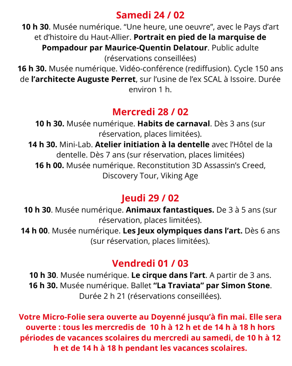 MICRO-FOLIE - Site Officiel de la Mairie de Brioude